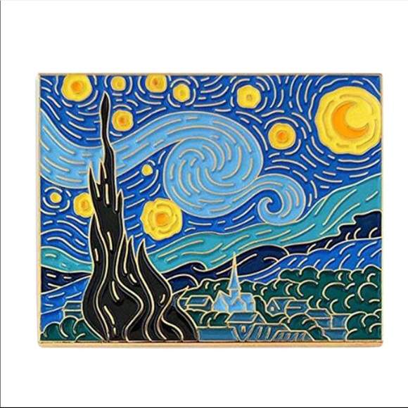 Jewelry | Vincent Van Gogh Starry Night Pin Brooch | Poshmark